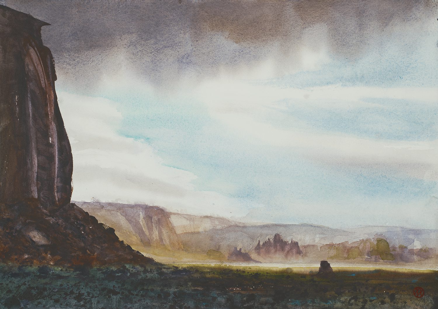 Rain God Sketch - William Matthews